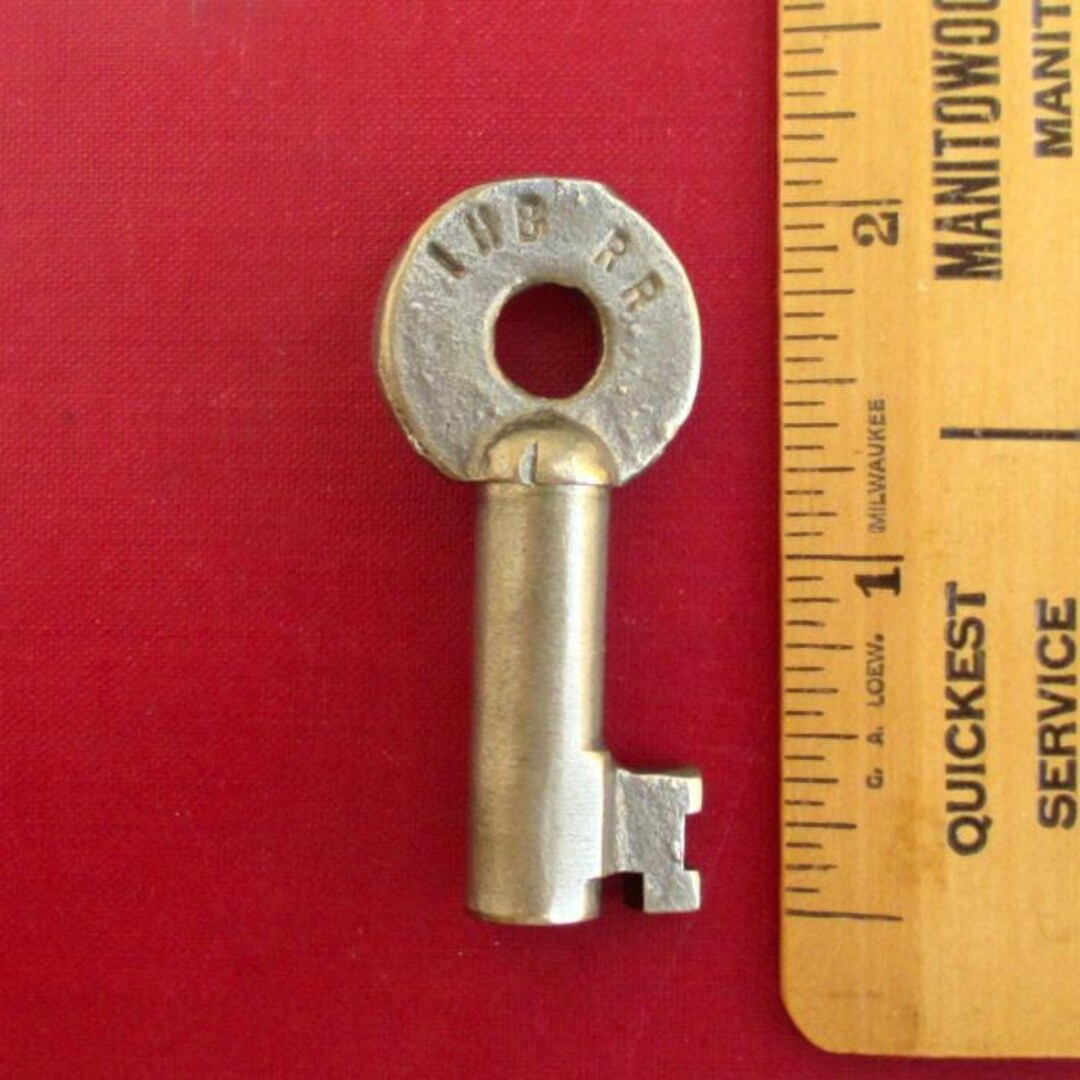 Indiana Harbor Belt Railroad Key - Vintage IHB RR Railway Hollow Barrel ...