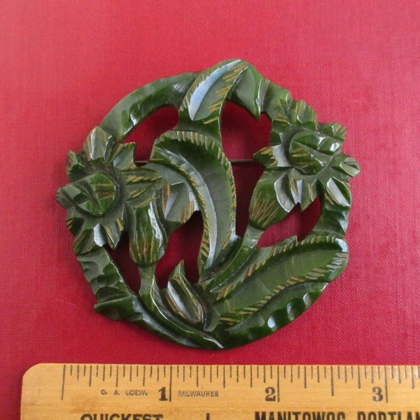Bakelite Pin - Etsy