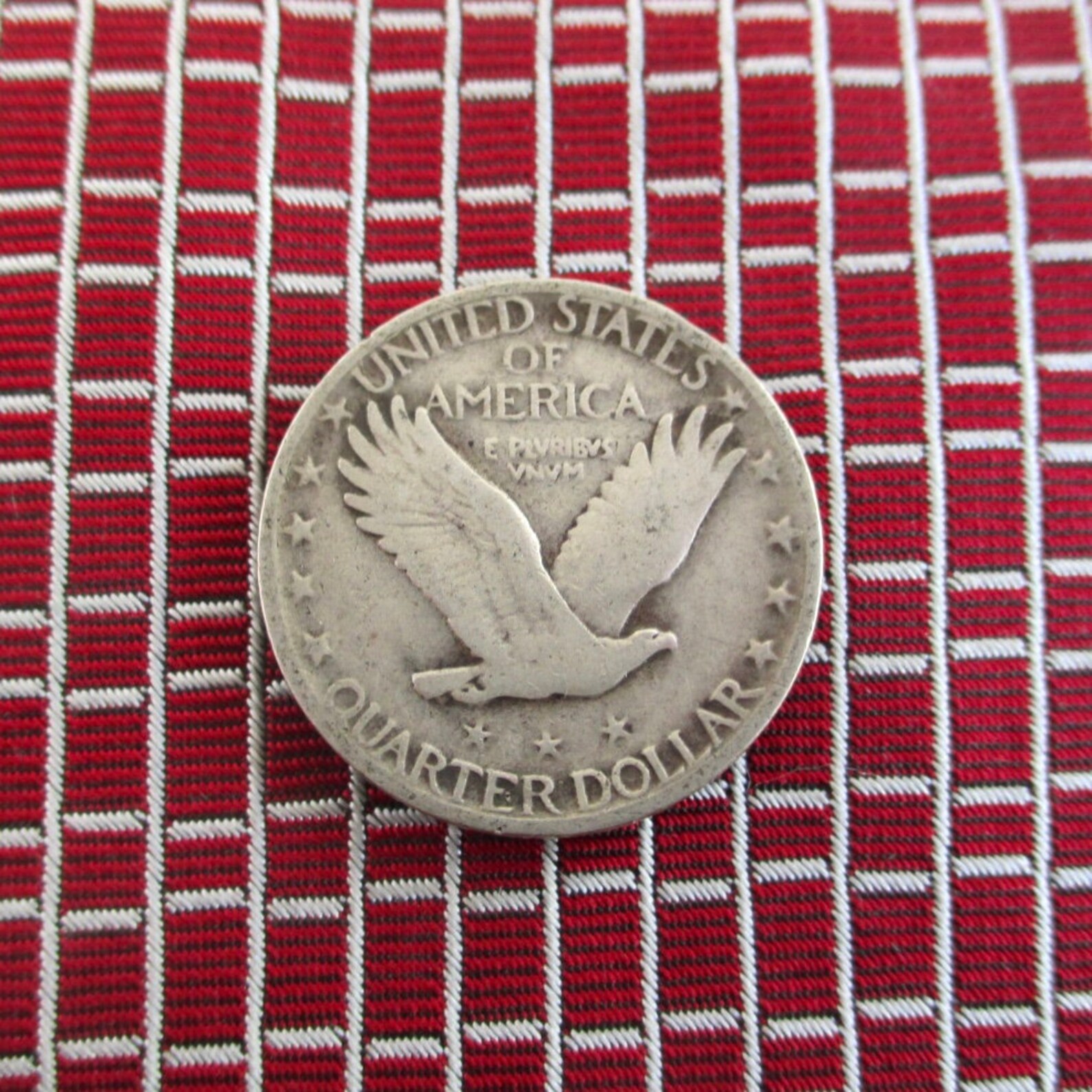 USA .900 Silver Quarter Tie Tack / Lapel Pin Repurposed | Etsy