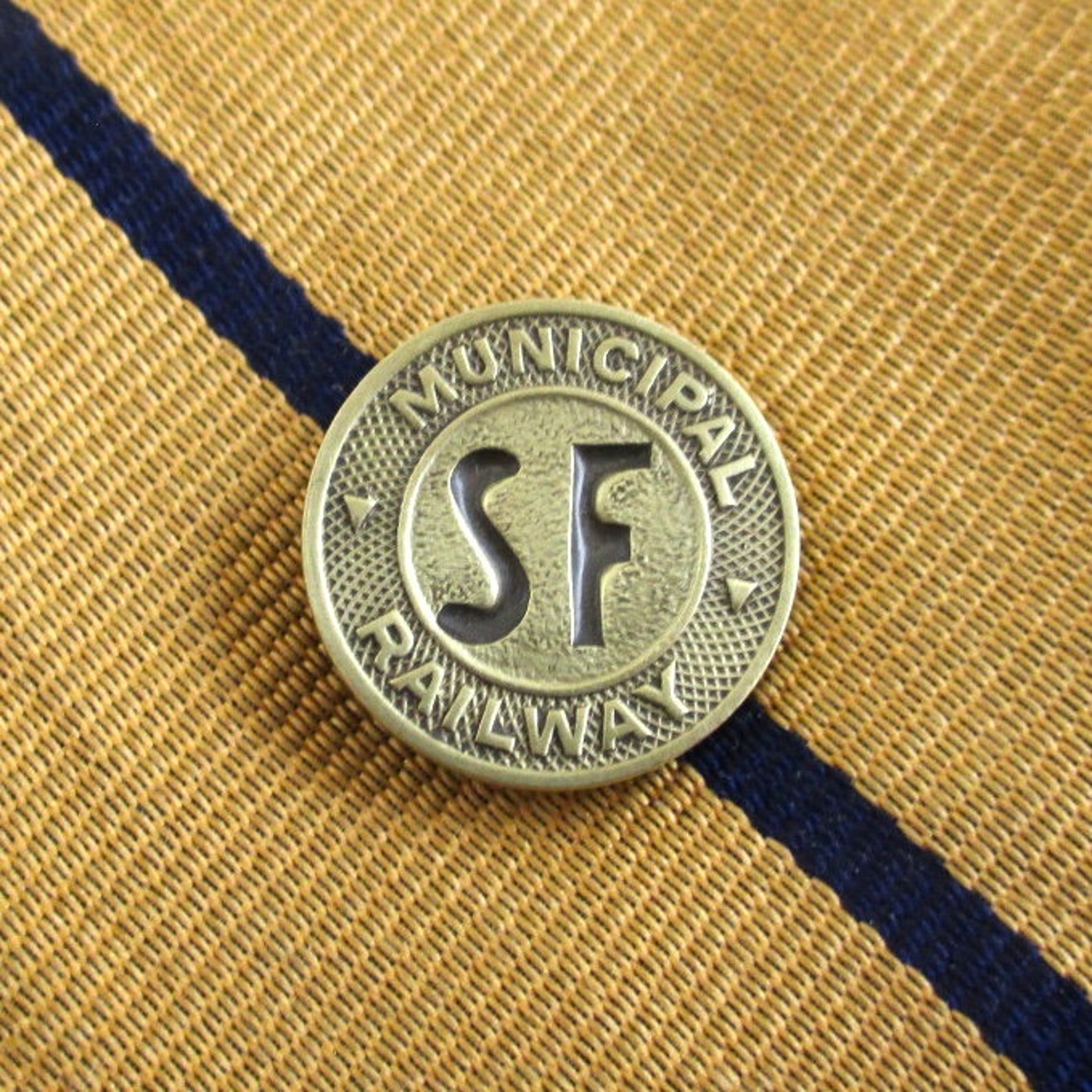 SF Tie Tack / Lapel Pin San Francisco Municipal Railway - Etsy