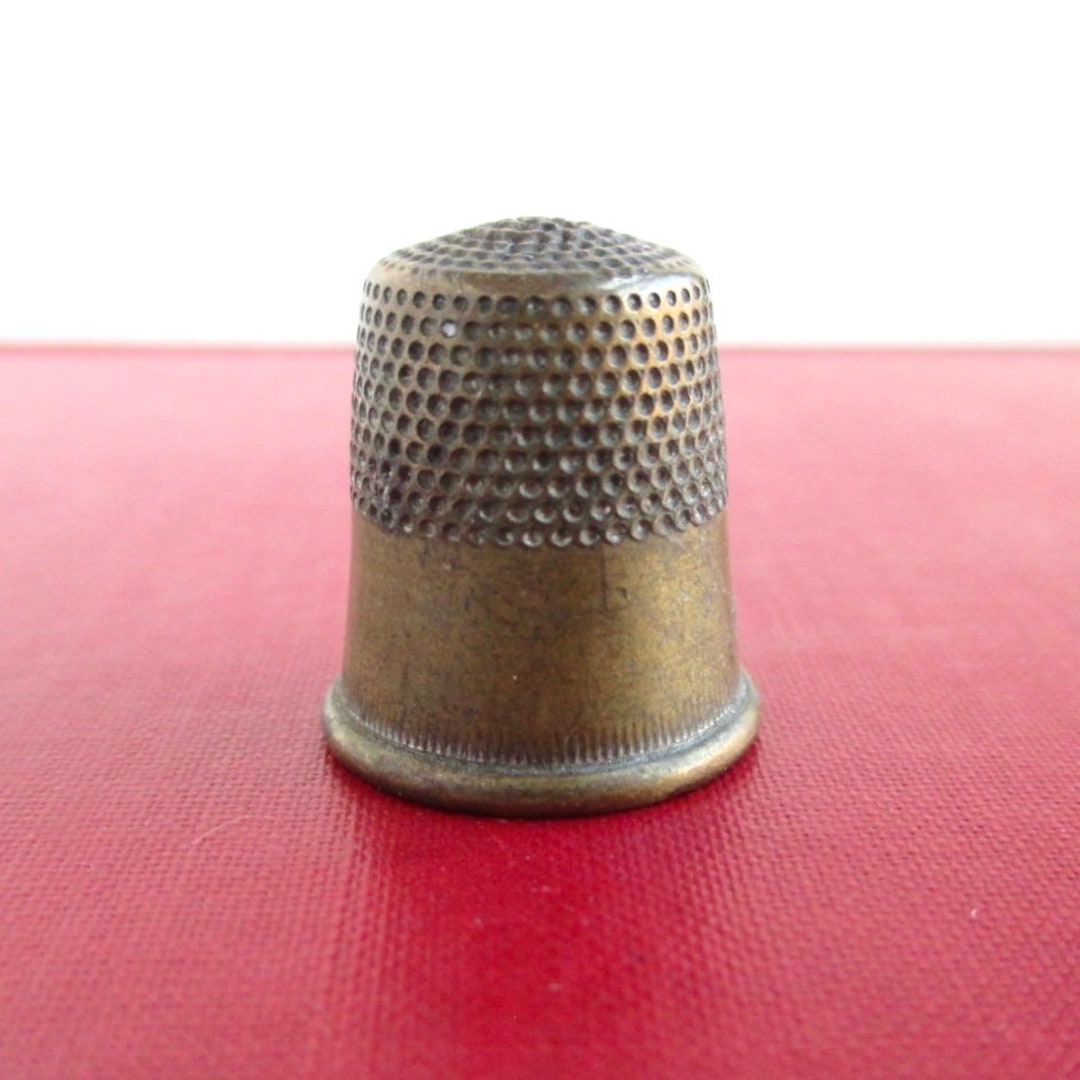Solid Brass Thimble Vintage, About 16mm Inner Diameter unpolished - Etsy