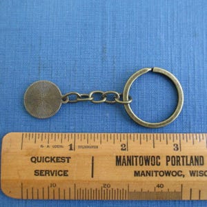 JAPAN Coin Key Chain - Repurposed Vintage 1940's Mt. Fuji Coin Keychain ...