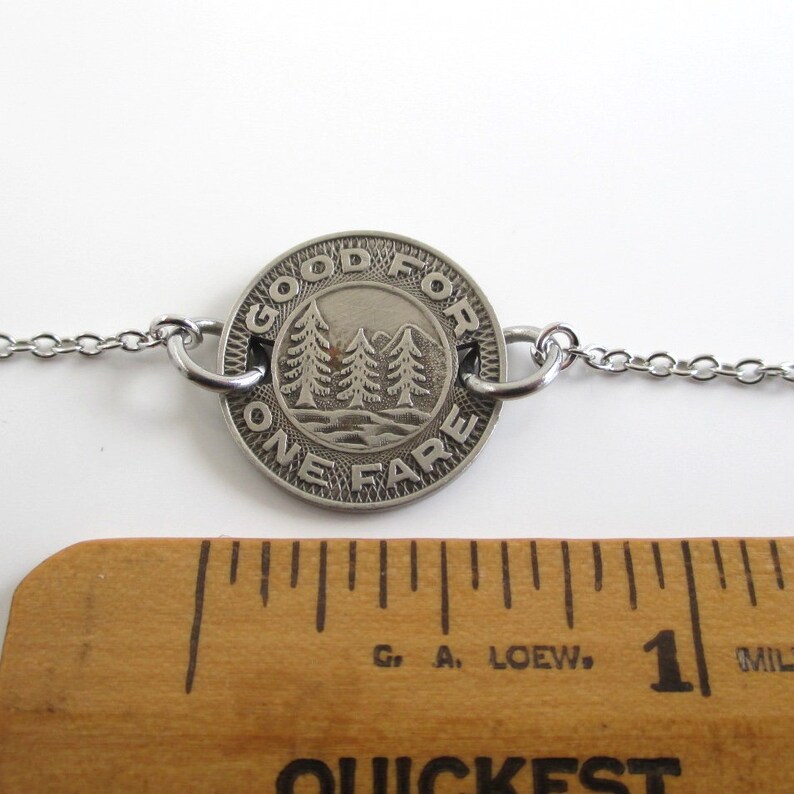 SEATTLE Transit Token Bracelet Repurposed Vintage 1940's - Etsy