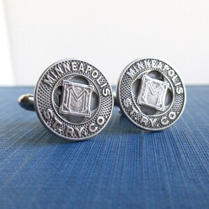 MINNEAPOLIS Street Railway Token Cuff Links Repurposed | Etsy
