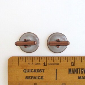 Razorback Wild Hog Coin Cuff Links Repurposed Vintage Solid Bronze ...