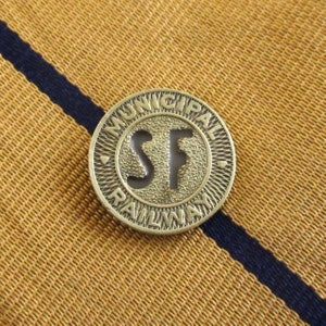 SF Tie Tack / Lapel Pin San Francisco Municipal Railway - Etsy