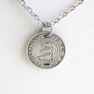 SEATTLE Transit Token Pendant Necklace Repurposed Vintage - Etsy