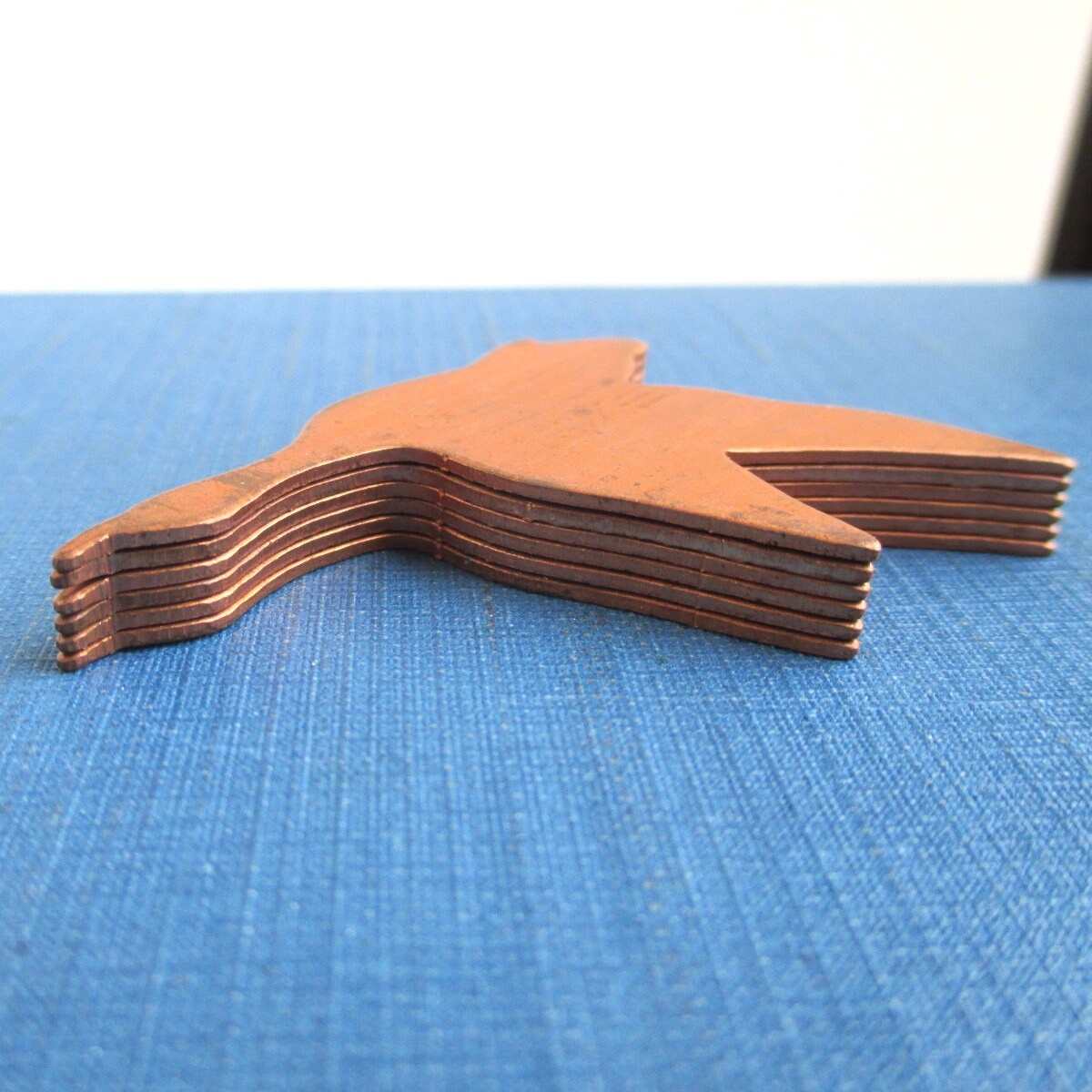 6 Copper Duck / Geese Stampings Vintage Raw Copper Findings - Etsy