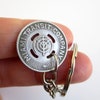 INDIANAPOLIS Transit Token Keychain - Repurposed Vintage Coin Key Chain ...