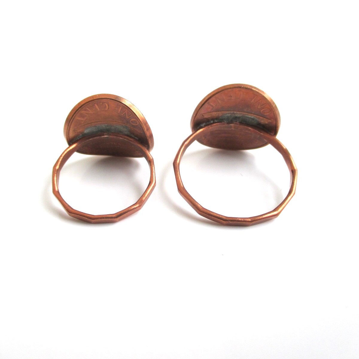 Lincoln Penny Ring Vintage Handmade Repurposed One Cent | Etsy