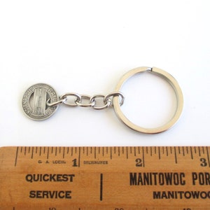 INDIANAPOLIS Transit Token Keychain Repurposed Vintage Coin - Etsy