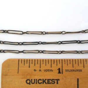 Vintage Pocket Watch Chain - Antique, Thin Chain Design W/ Double Clasp ...