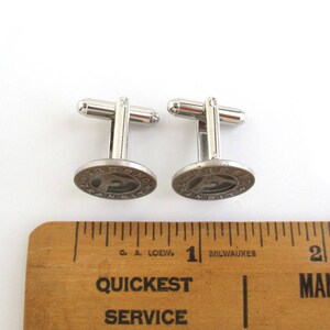FRESNO Transit Token Cuff Links Repurposed Vintage - Etsy