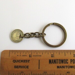 SEATTLE Transit Token Keychain Repurposed Vintage 1940's - Etsy