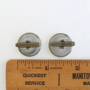 BOSTON T Token Cuff Links Repurposed Vintage Gold Tone MBTA Coins front ...