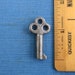 Antique Skeleton Key W/ Unusual Bow Design & Hollow Barrel - Etsy