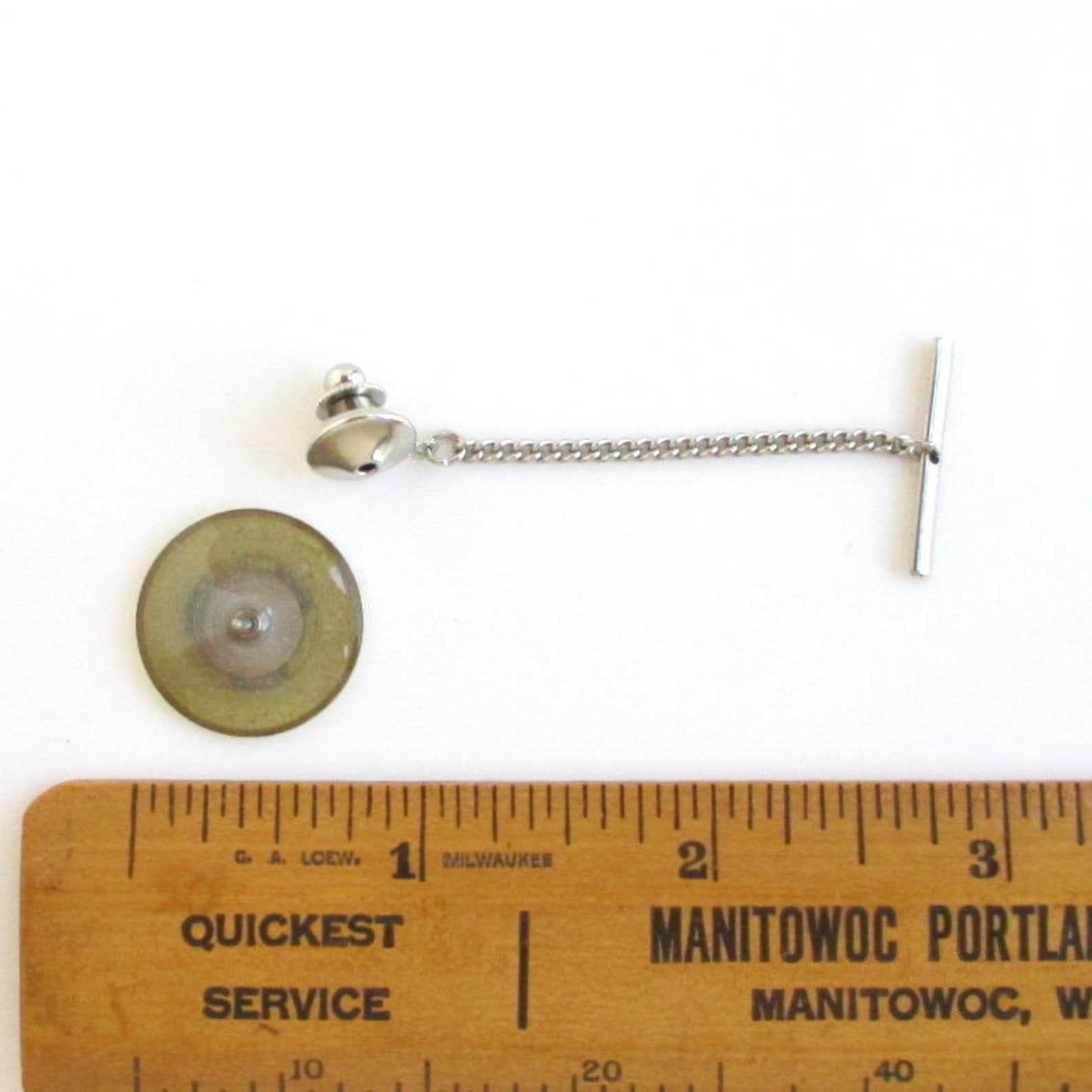 CHICAGO CTA Transit Token Tie Tack / Lapel Pin Repurposed - Etsy