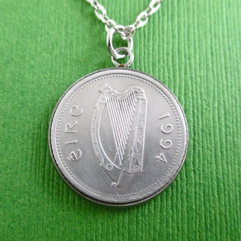 Gold Irish Harp Coin - Etsy