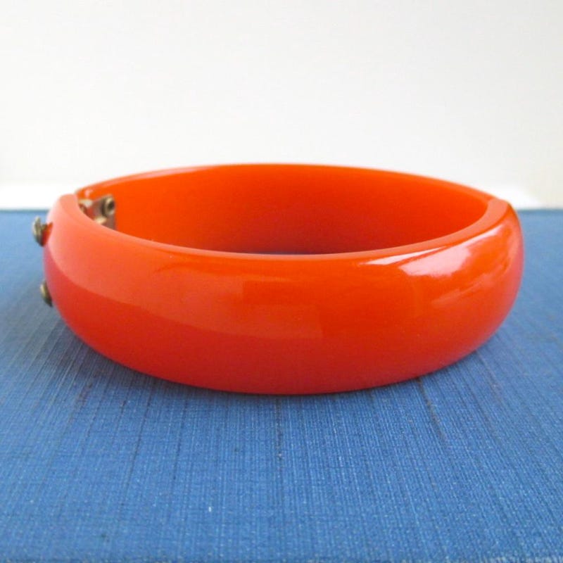 Orange Bakelite - Etsy