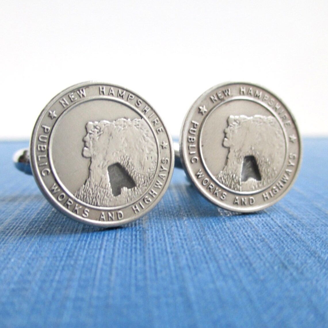 New Hampshire Transit Token Cuff Links Repurposed Vintage NH - Etsy