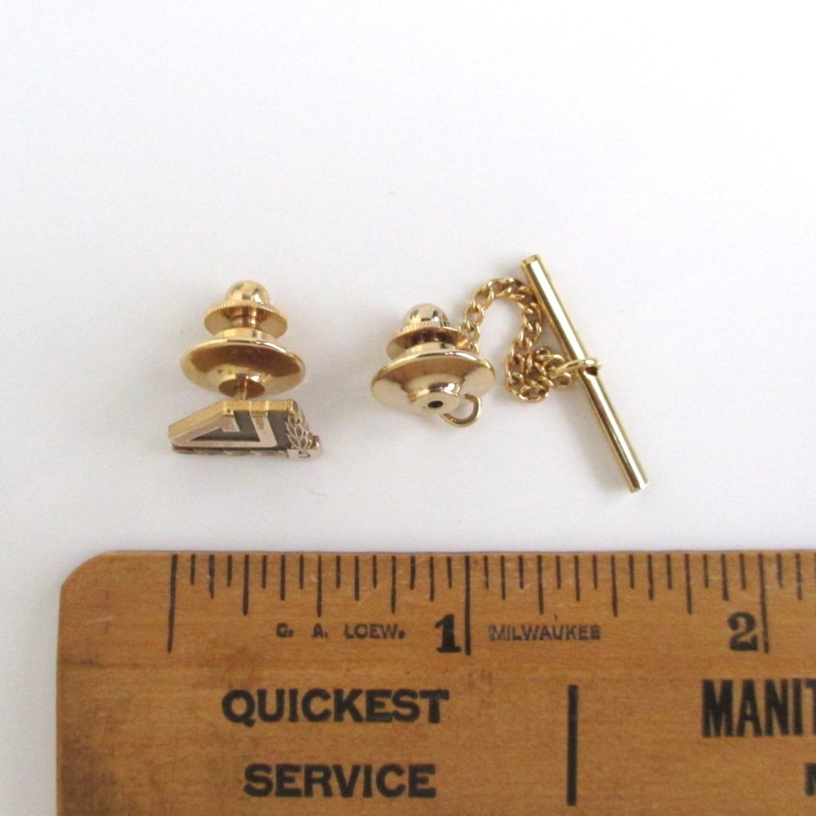 1/5 10K Gold Service Award Pins O.C. Tanner 2 Vintage - Etsy