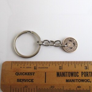 MINNEAPOLIS Street Railway Keychain Repurposed Vintage Transit Token ...