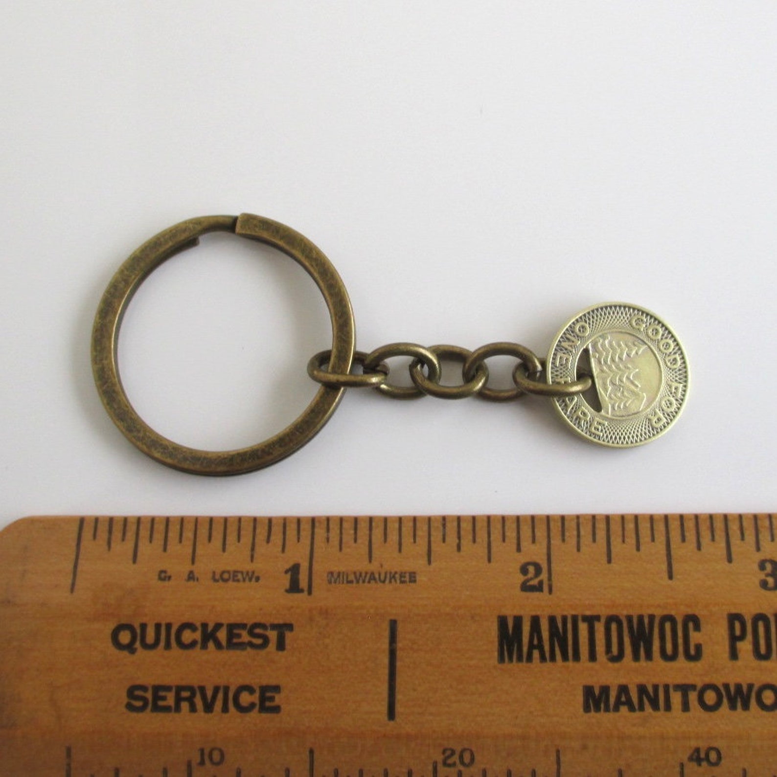 SEATTLE Transit Token Keychain Repurposed Vintage 1940's - Etsy