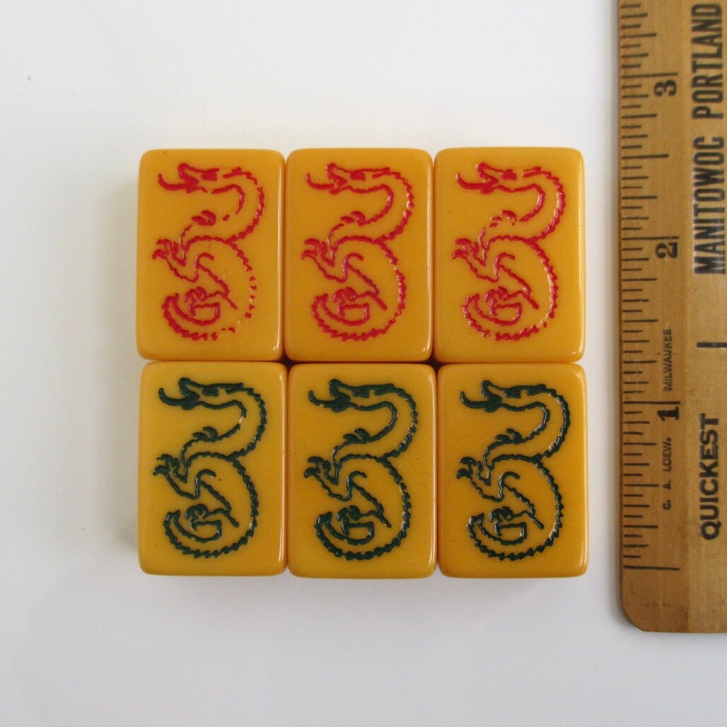 Mahjong Dragon Tiles
