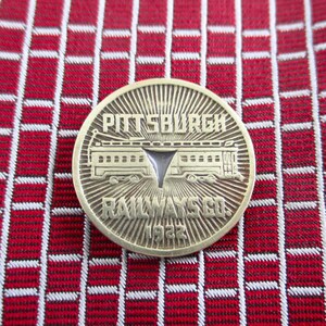 PITTSBURGH Railways Token Tie Tack / Lapel Pin - Repurposed Vintage ...