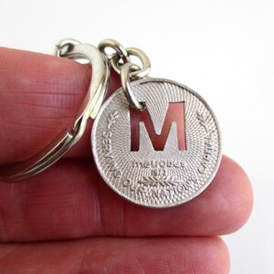 D.C. Metro Token Keychain Repurposed Vintage Nation's - Etsy