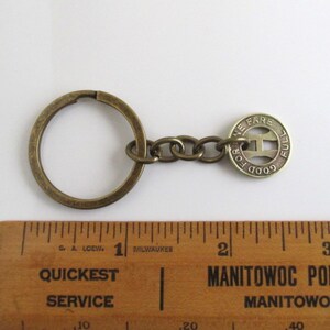 HOUSTON Transit Token Keychain - Repurposed Vintage Coin Key Chain ...