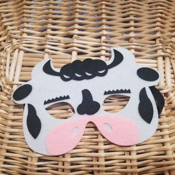 Cow Mask - Etsy