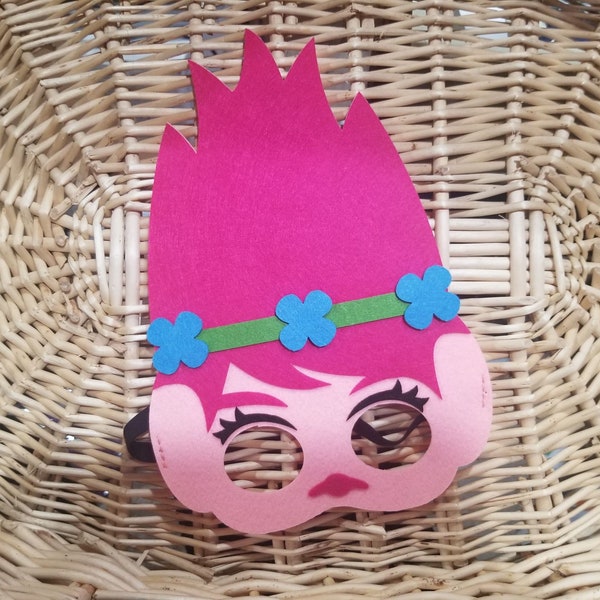 Trolls Poppy Mask - Etsy