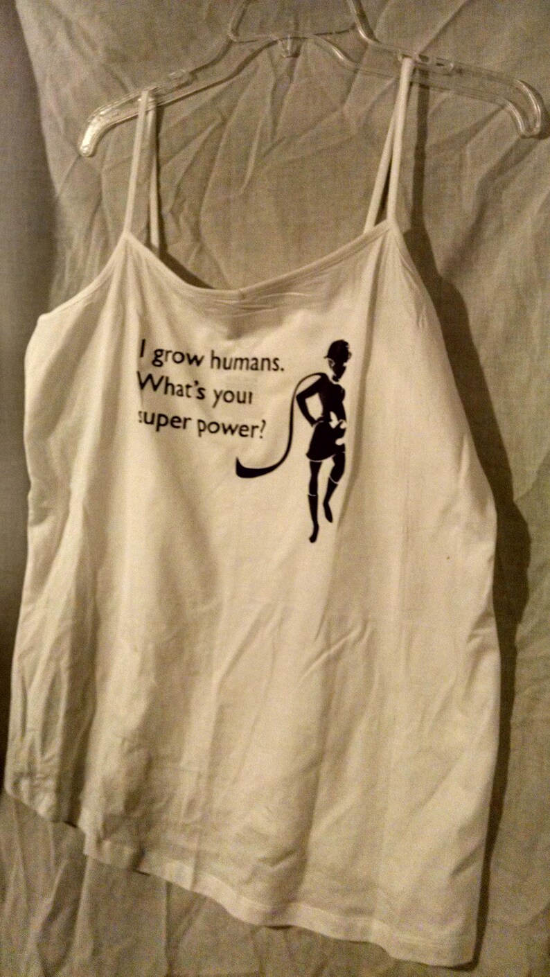 I Grow Humans Maternity Tank Purple - Etsy