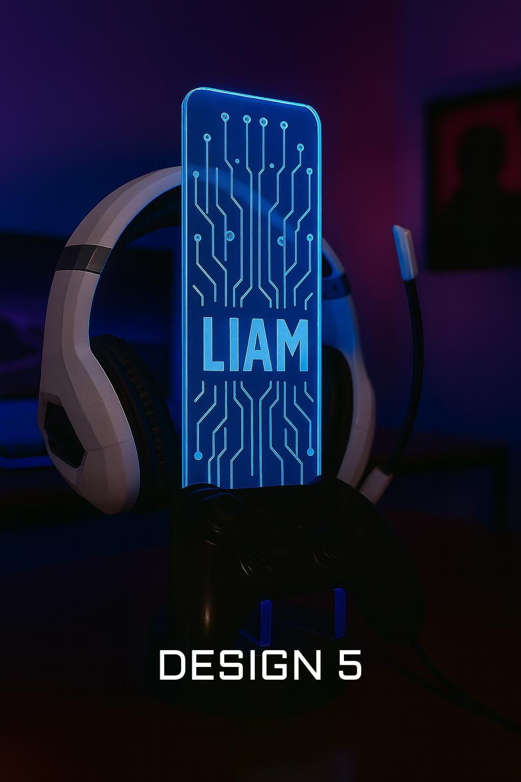 Custom Controller Holder, Personalized Headphone Stand, Custom ...