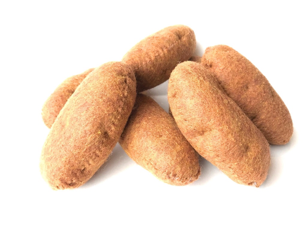 Felt Food Potato Eco Friendly Felt Pretend Play Food for Toy - Etsy Canada