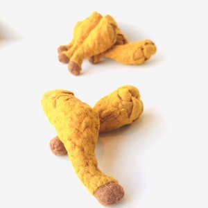 Felt Food Fried Chicken Legs Toy - Etsy