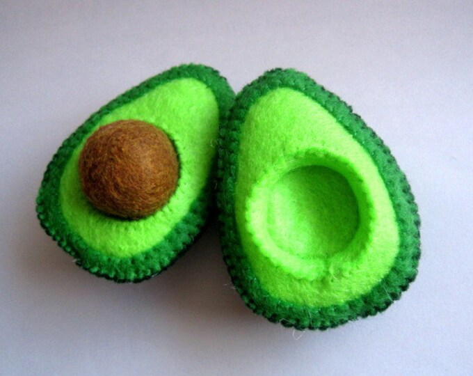 Felt Food Avocado - Etsy