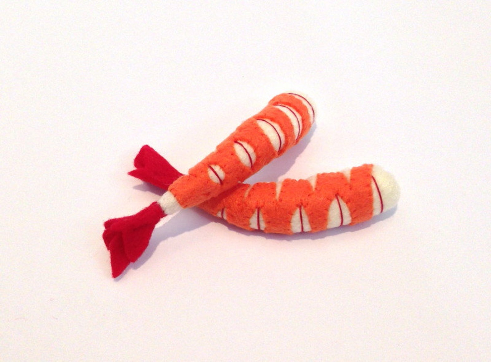 Felt Food Shrimp Set, Eco Friendly Toy, Felt Play Food, Pretend Food ...