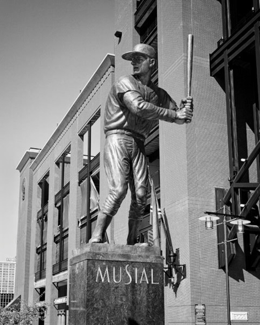 Stan Musial Statue in St. Louis Missouri Fine Art Photograph Print ...