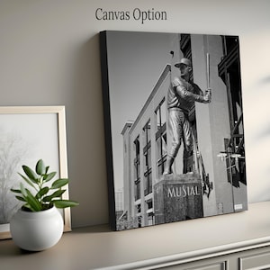 Stan Musial Statue in St. Louis Missouri Fine Art Photograph Print ...