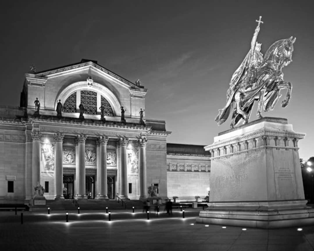 St Louis Art Museum, St Louis Art Print, St Louis Photo Canvas or Print ...