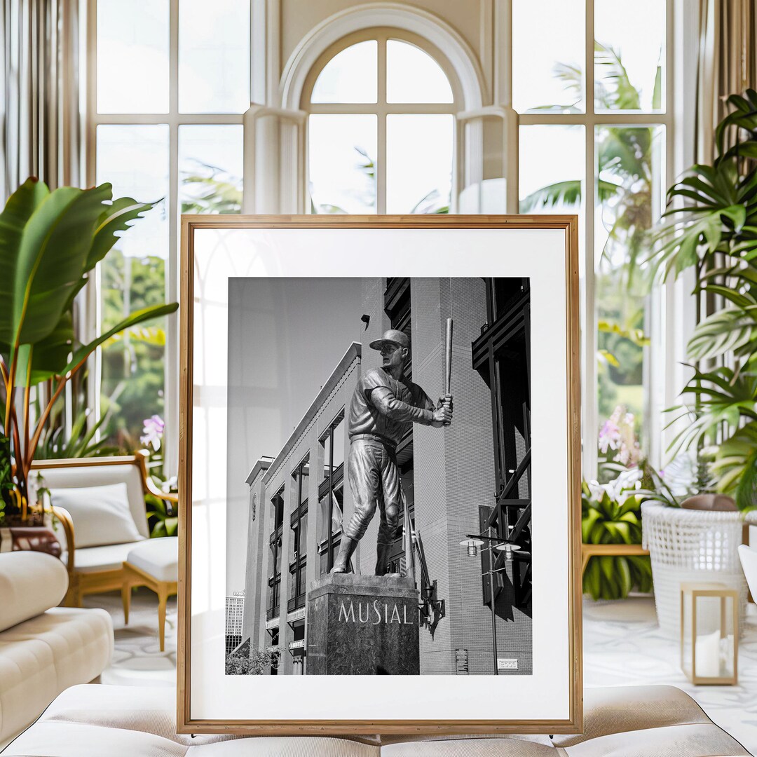 Stan Musial Statue in St. Louis Missouri - Fine Art Photograph Print ...