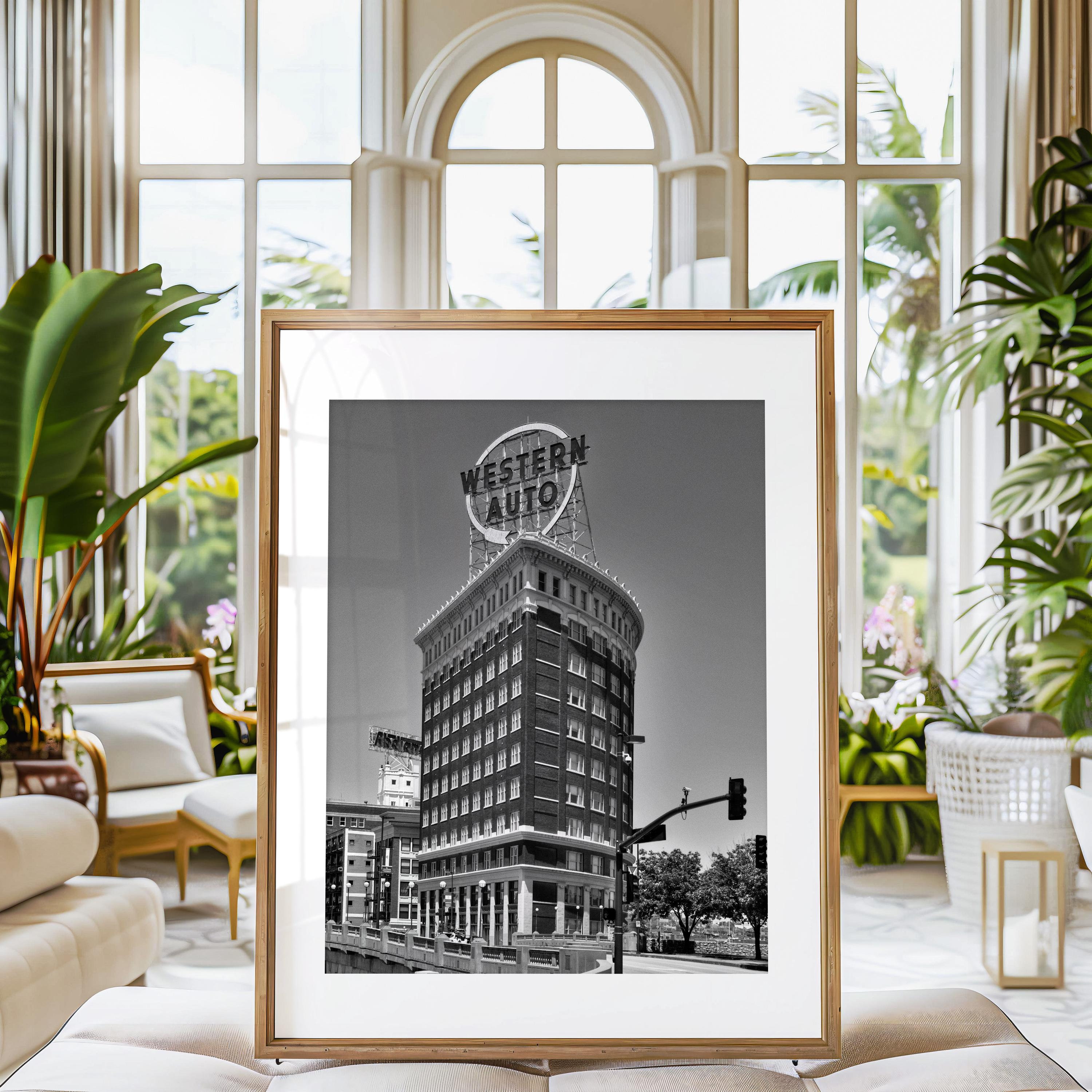 Kansas City Western Auto Building - Fine Art Photograph Vintage ...