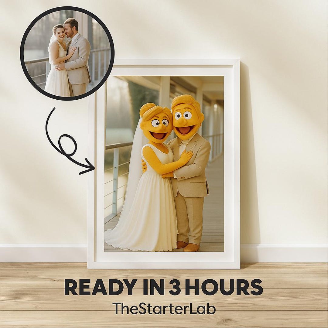 Custom Muppet Style Portrait | Photo for Puppet | Personalized Family ...