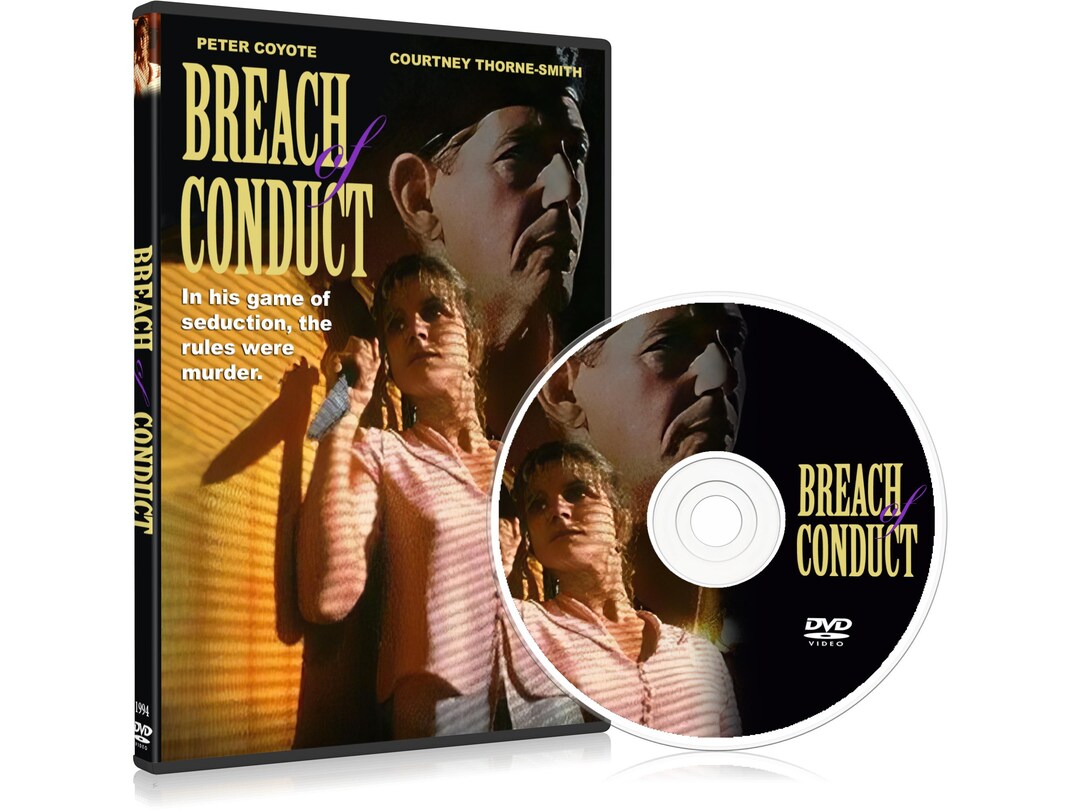Breach of Conduct (1994) Thriller - Peter Coyote, Courtney Thorne-smith Very Rare DVD - Etsy
