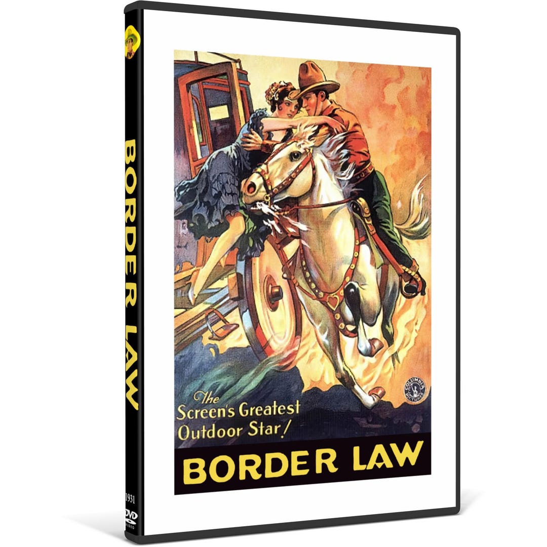 Border Law (1931) Western DVD - Etsy