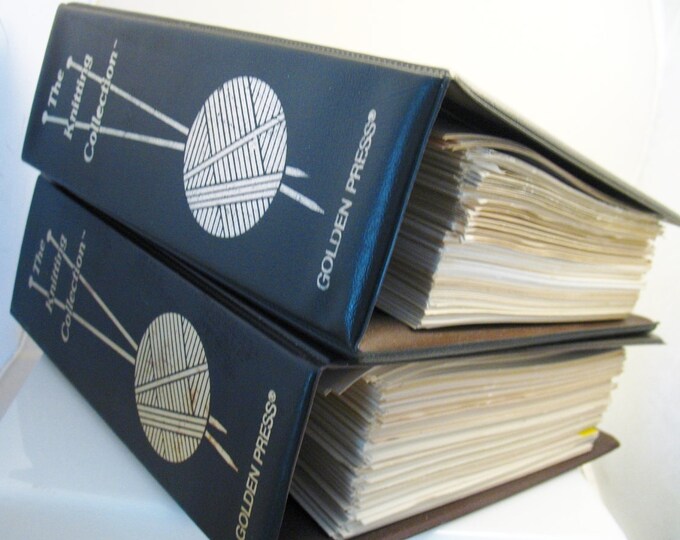 2 Binders the Knitting Collection by Golden Press Patterns and How to ...