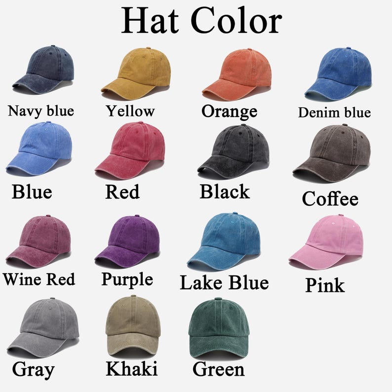 Custom Birthday Hat, Embroidered Age Cap, Personalized 50th 60th 70th ...