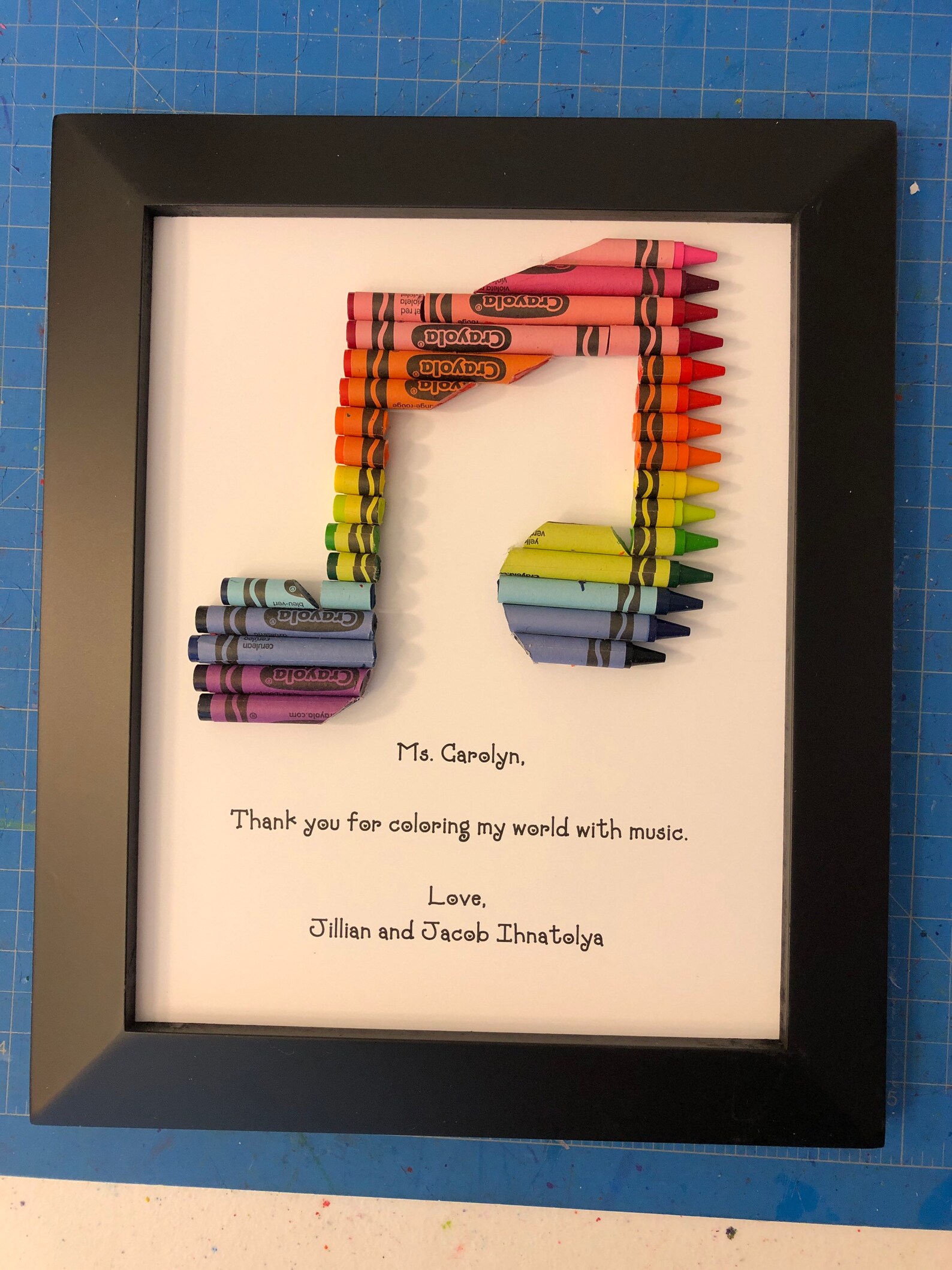 Music Teacher - Teacher Appreciation Gift - Personalize - Framed 8 by ...